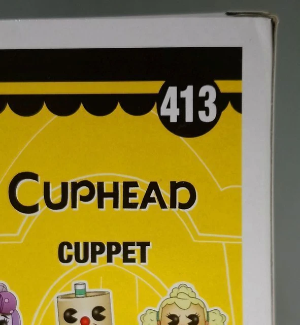 FUNKO POP #413 Cuppet - Cuphead - Damaged Box - Includes Protector EUR ...