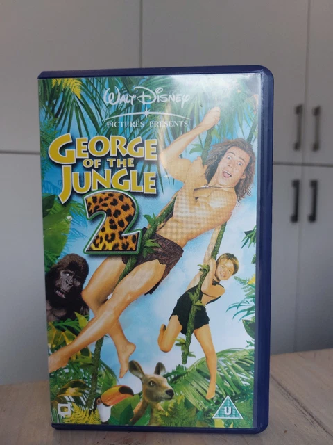 GEORGE OF THE Jungle 1998 VHS Brendan Fraser, Walt Disney Video Tape ...