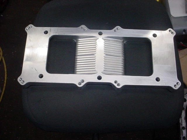 6V-71 6V71 Blower Supercharger Carb Adapter For Holley Weiand Bds Bbc ...