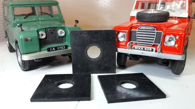 LAND ROVER SERIES 1 2 2a 3 Front Radiator Grille Panel Chassis Rubber ...