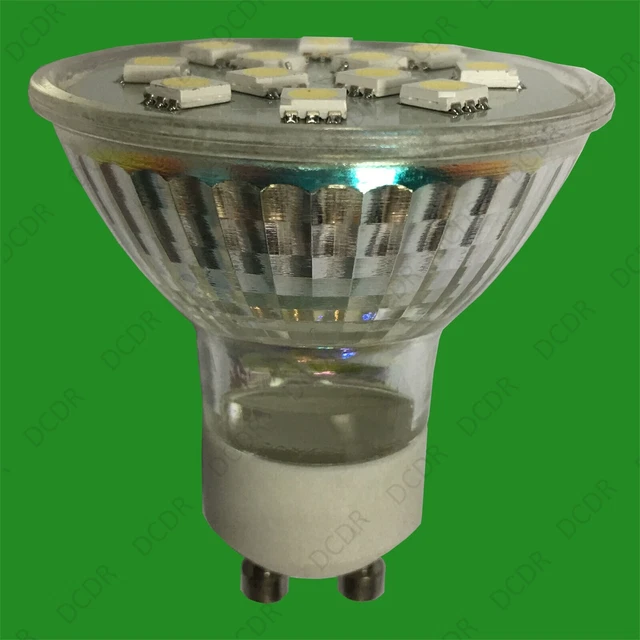 4x 3w Gu10 Epistar Smd 5050 Led Spot Light Bulbs 2700k Warm White Lamps