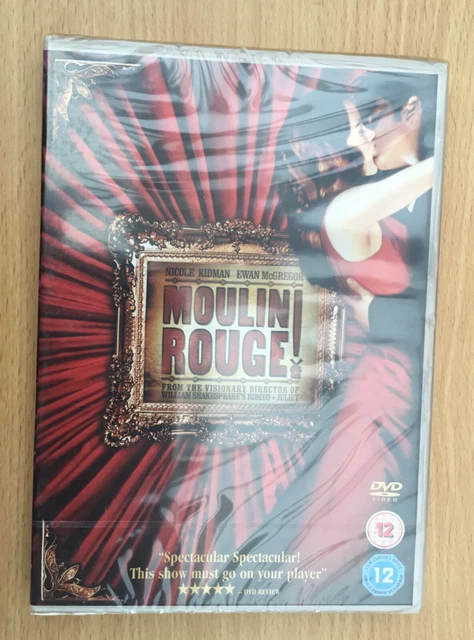 🌟MOULIN ROUGE🌟EWAN MCGREGOR🌟DVD FILM🌟BRAND NEW AND SEALED🌟UK🇬🇧SELLER🌟 £ ...
