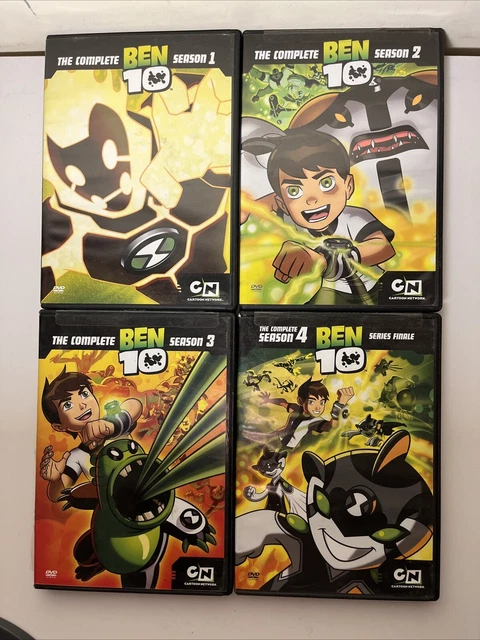 BEN 10 CLASSIC Complete TV Series Cartoon Network Seasons 1 2 3 4 DVD ...