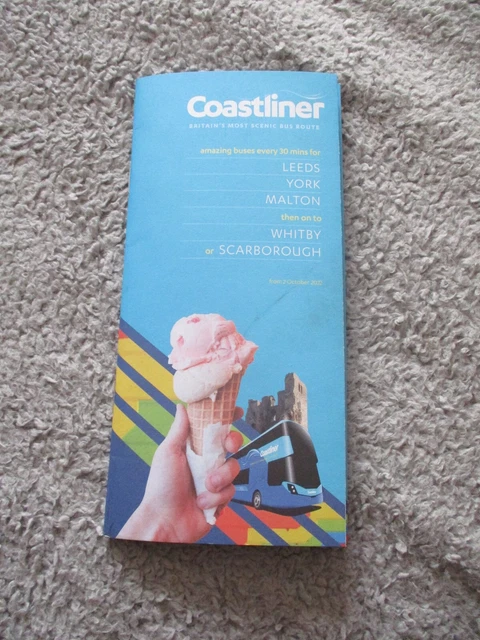 YORKSHIRE COASTLINER TRANSDEV Bus - Leeds Whitby Bus Timetable Booklet ...