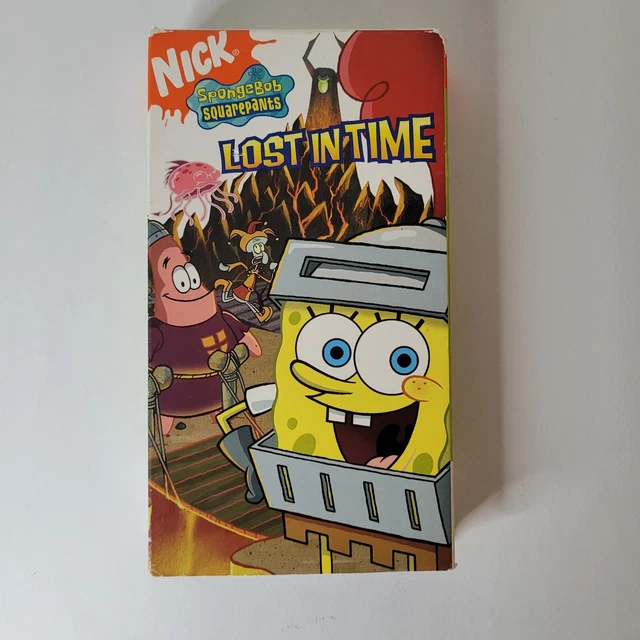 SPONGEBOB SQUAREPANTS LOST IN TIME (VHS, 2006) Nickelodeon - TESTED £21 ...