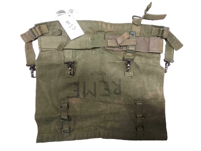 BRITISH ARMY 58 Pattern Webbing Poncho Roll Cold War Falklands no.13 £ ...