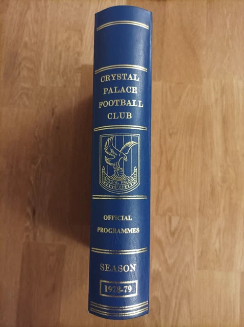 1978/79 - CRYSTAL Palace FC Programme Binder. £11.11 - PicClick UK
