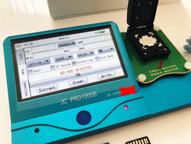 JC PRO1000S PROGRAMMER iCloud Unlock Tool Pro 1000S + 32/64BIT NAND ...