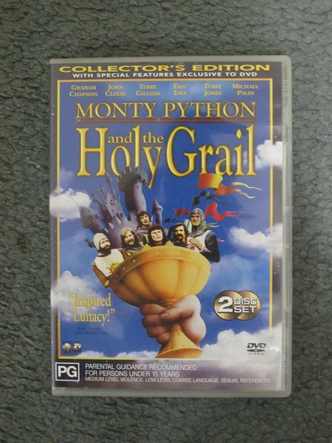 MONTY PYTHON AND The Holy Grail Dvd R4 1974 John Cleese Eric Idle ...