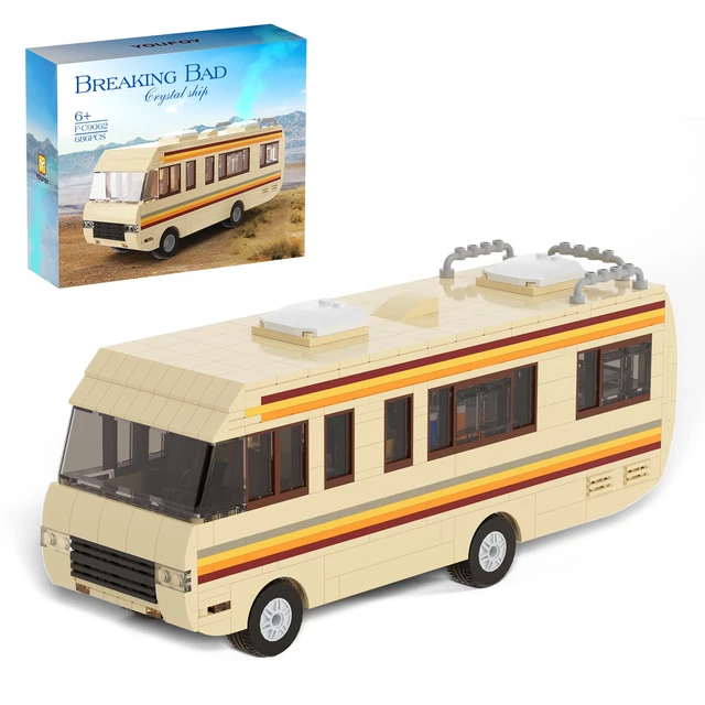 MOC BREAKING BAD RV Lab Truck Building Blocks Classic TV Show Car Model ...