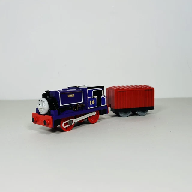 THOMAS THE TANK Engine & Friends Tomy Trackmaster Charlie Purple Train ...