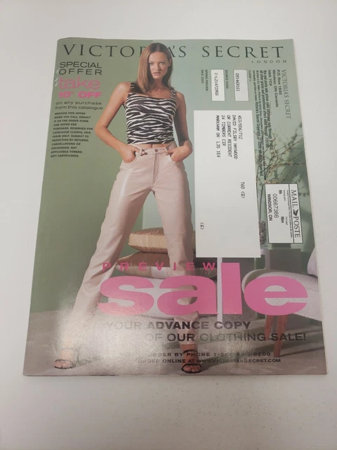 VICTORIA'S SECRET SPRING 2000 Catalog London $24.99 - PicClick CA