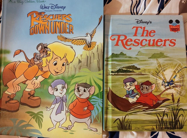 WALT DISNEY/BIG GOLDEN Book/2 The Rescuers Down Under& The Rescuers ...