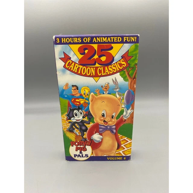 25 CARTOON CLASSICS Porky Pig and Pals 3 hours Volume 4 £3.42 - PicClick UK