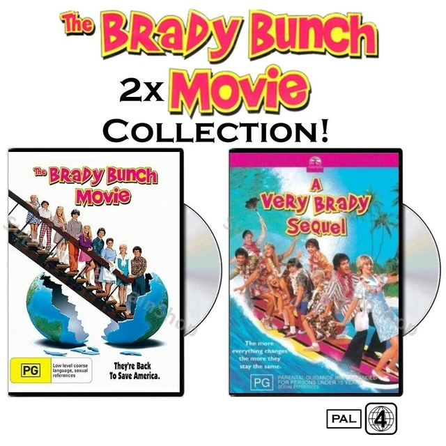 THE BRADY BUNCH Movie + A Very Brady Sequel (DVD, 2-Disc) PAL Region 4 ...