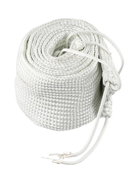 HIGH TEMPERATURE PIPE Insulation Glass Fiber Heating Hot/ Ribbon 220V ...