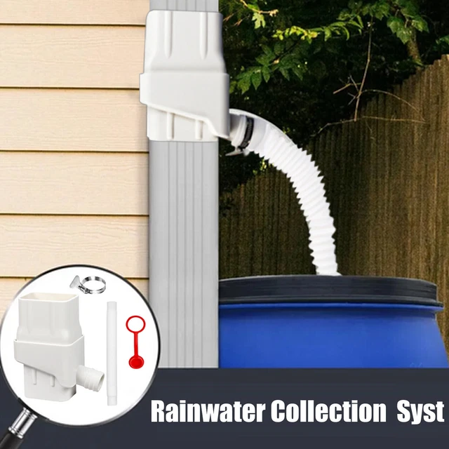 RAINWATER-COLLECTION-SYSTEM-RAIN-BARREL-DIVERTER-KIT-DOWNSPOUT-DIVERTER ...
