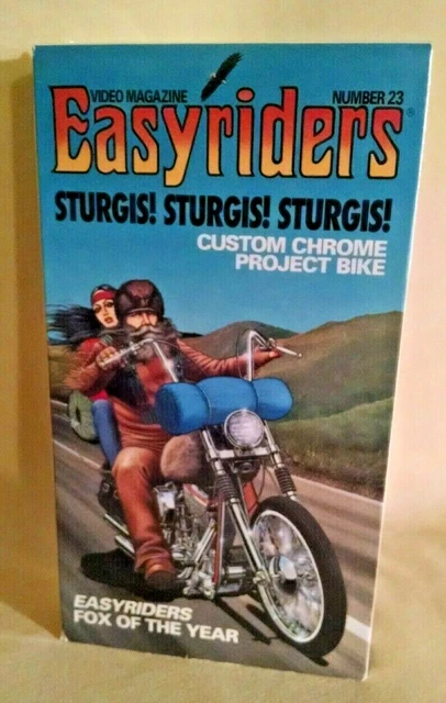 EASYRIDERS VHS NO. 23 Video Magazine 1994 Sturgis Edition Color 45 Min ...