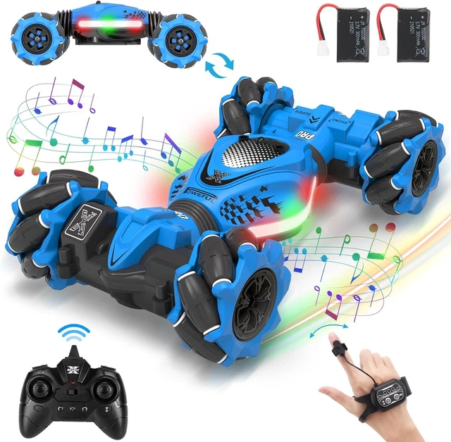 KIDS STUNT CAR 360° Hand Gesture Sensing RC 4WD Remote Control Off-Road ...