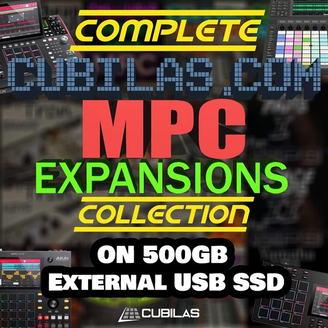 CUSTOM MPC EXPANSION Collection on External SSD (MPC One Live Force X Key 61) £376.67 - PicClick UK