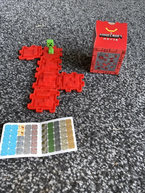 MCDONALDS HAPPY MEAL Toy 2025 UK Minecraft Movie Blockhead Toys ...