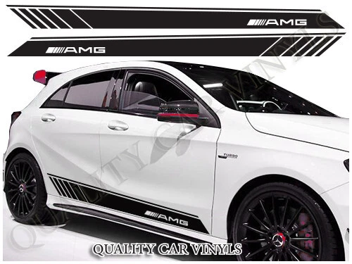 MERCEDES AMG A45 Side Racing Stripes Graphic Decals RS148 £21.99 ...