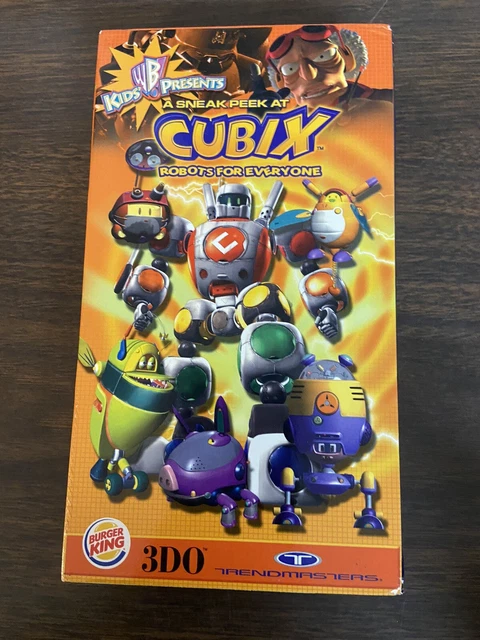 CUBIX ROBOTS FOR Everyone Sneak Peek Burger King Promo VHS, 2001 £9.36 ...