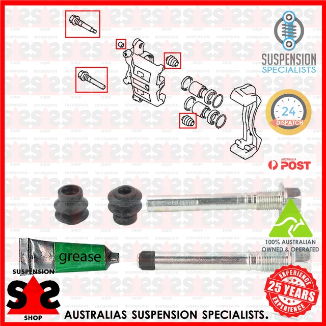 FRONT AXLE GUIDE Bolt, Brake Caliper Suit MITSUBISHI Lancer 2.0 i (CY4A) LANCER EUR 26,65 ...