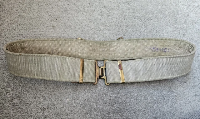 WORLD WAR TWO WW2 British Army 37 Pattern Belt £30.00 - PicClick UK