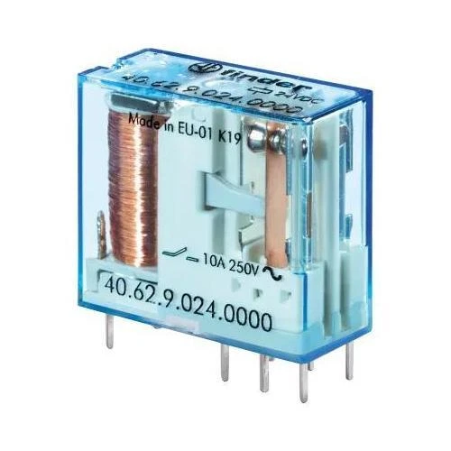 MINIATURE PCB PUISSANCE Relais,Dpdt ,Non Loquet,24V Dc ,10A - 40.62.7 ...