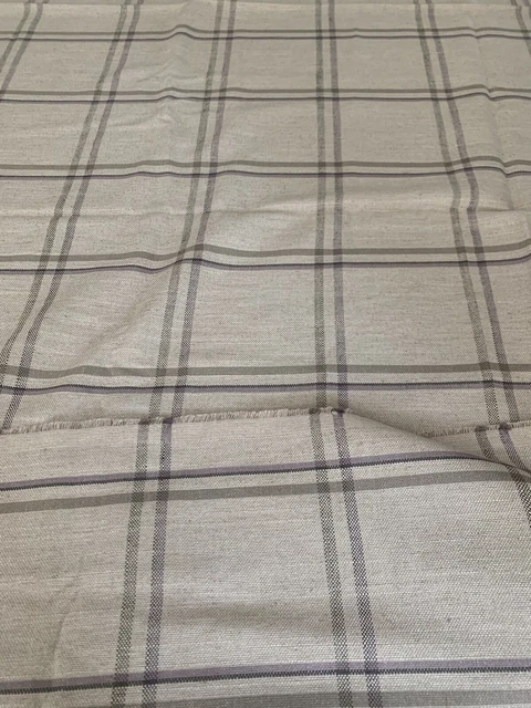 LAURA ASHLEY CORBY check In Amethyst 95cm Width By 110cm Length £18.50 ...