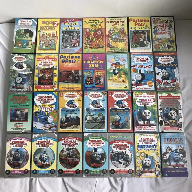 28 X THOMAS THE TANK ENGINE & FRIENDS VHS VIDEO TAPES + FIREMAN SAM ...