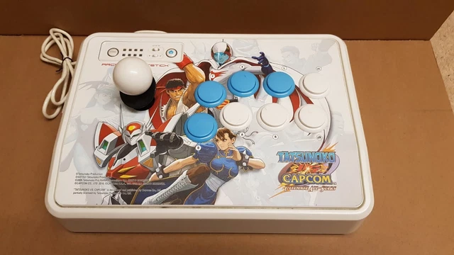 NINTENDO WII TATSUNOKO vs CAPCOM Ultimate All-Stars Arcade Fightstick ...