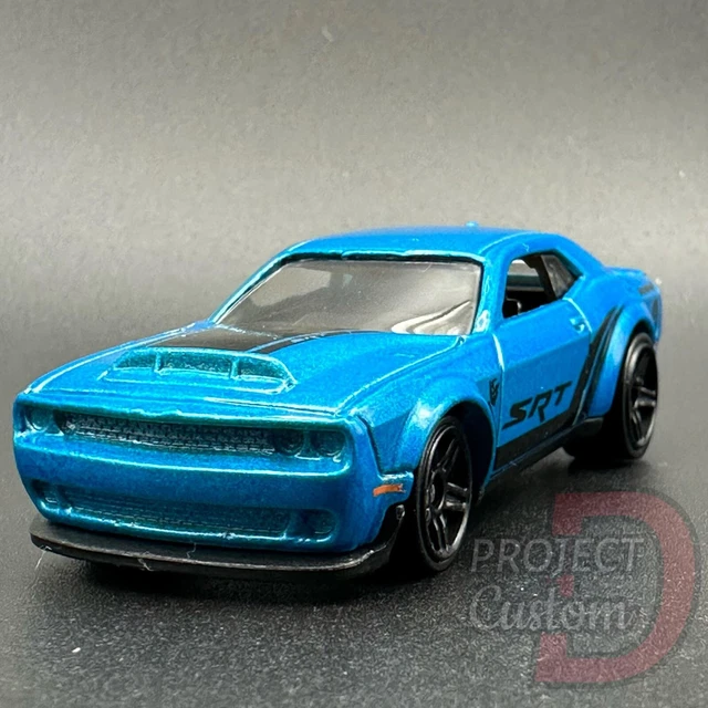 HOT WHEELS 18 Dodge Challenger SRT Demon Blue Diecast 2023 Multipack ...