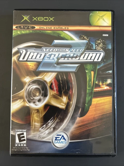 NEED FOR SPEED: Underground 2-Microsoft OG Xbox Replacement Case ...