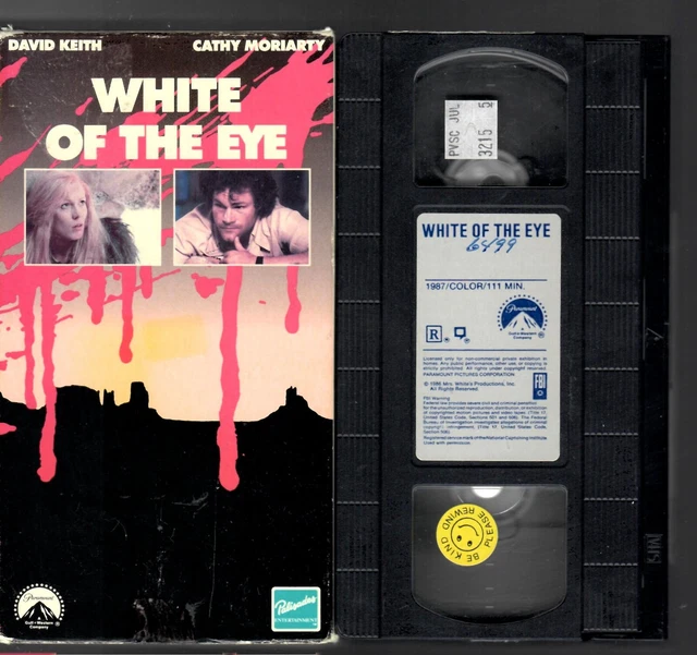 WHITE OF THE Eye (VHS) 1987 Horror Slasher - David Keith, Cathy ...
