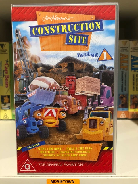 CONSTRUCTION SITE VOL 1 - JIM HENSON - VHS $29.95 - PicClick AU