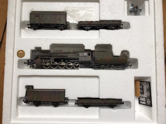 VINTAGE LILIPUT E52 German Military Locomotive Camo Livery 2-10-0 ...