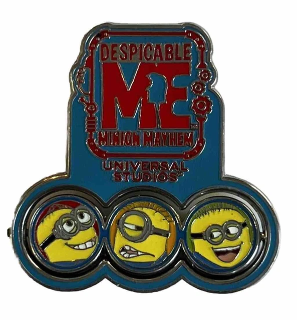 UNIVERSAL STUDIOS DESPICABLE Me Spinner Pin Minion Mayhem $15.56 - PicClick