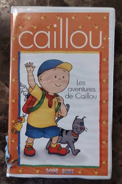 *VHS FRENCH MOVIE Les Aventures de Caillou - CINAR / Sony Studios $9.09 ...
