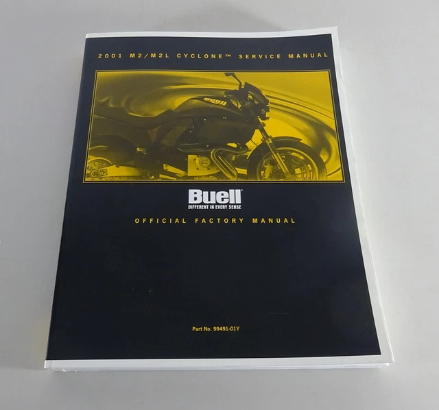 ATELIER MANUAL / Manuel de Réparation Buell Cyclone M2/M2L Models 2001 ...