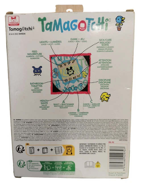 BANDAI TAMAGOTCHI GEN 2 Virtual Reality Pet 8+ Digital Toy £18.00 ...