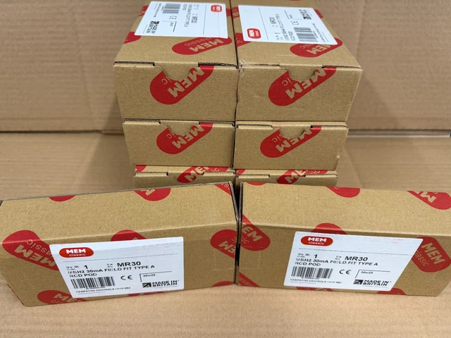 10 X EATON MR30 RCBO Pod Kit 30mA Type A BUY NOW £75 (200 in stock)# £ ...