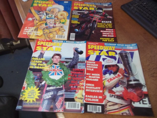 4 X SPEEDWAY Star Magazine 6 May 21 May 16 July 24 December 1994 VGC ...