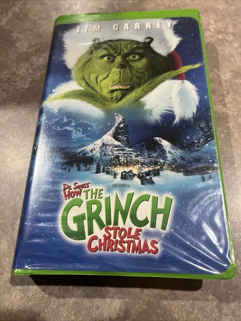 DR SEUSS HOW The Grinch Stole Christmas VHS Jim Carrey PG £3.80 ...
