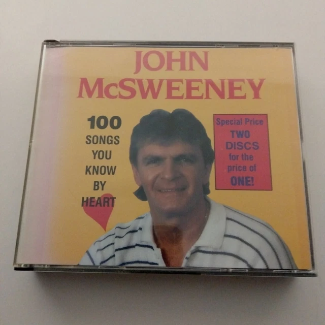 JOHN MCSWEENEY 100 Songs You Know By Heart CD Two Disc Set Fat Box Case ...