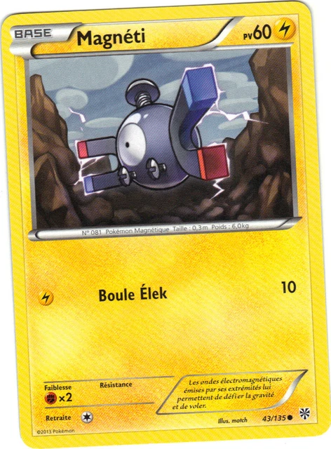POKEMON N° 43/135 - MAGNETI - PV60 EUR 4,00 - PicClick FR