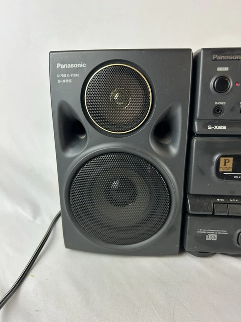 RARE VINTAGE 1990S 90s Square Panasonic Boombox 4 Band Equalizer S-XBS ...