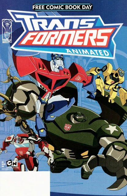 TRANSFORMERS ANIMATED FREE Comic Book Day (FCBD) IDW Comics £2.62 ...