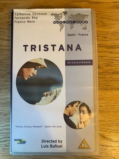 TRISTANA VHS TAPE Luis Bunuel, Catherine Deneuve French Film Cinema ...